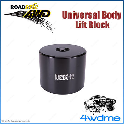 Universal 4WD Roadsafe Body Lift Block Machined Alloy 2" 50mm Lift ...