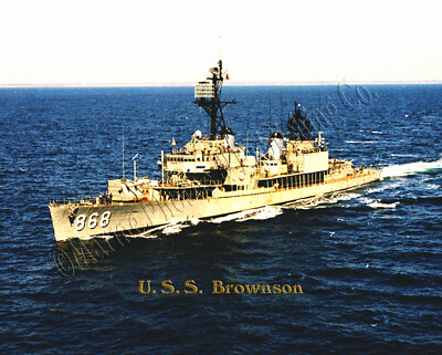 USS BROWNSON DD 868 Photo Print Personalized US Navy | eBay
