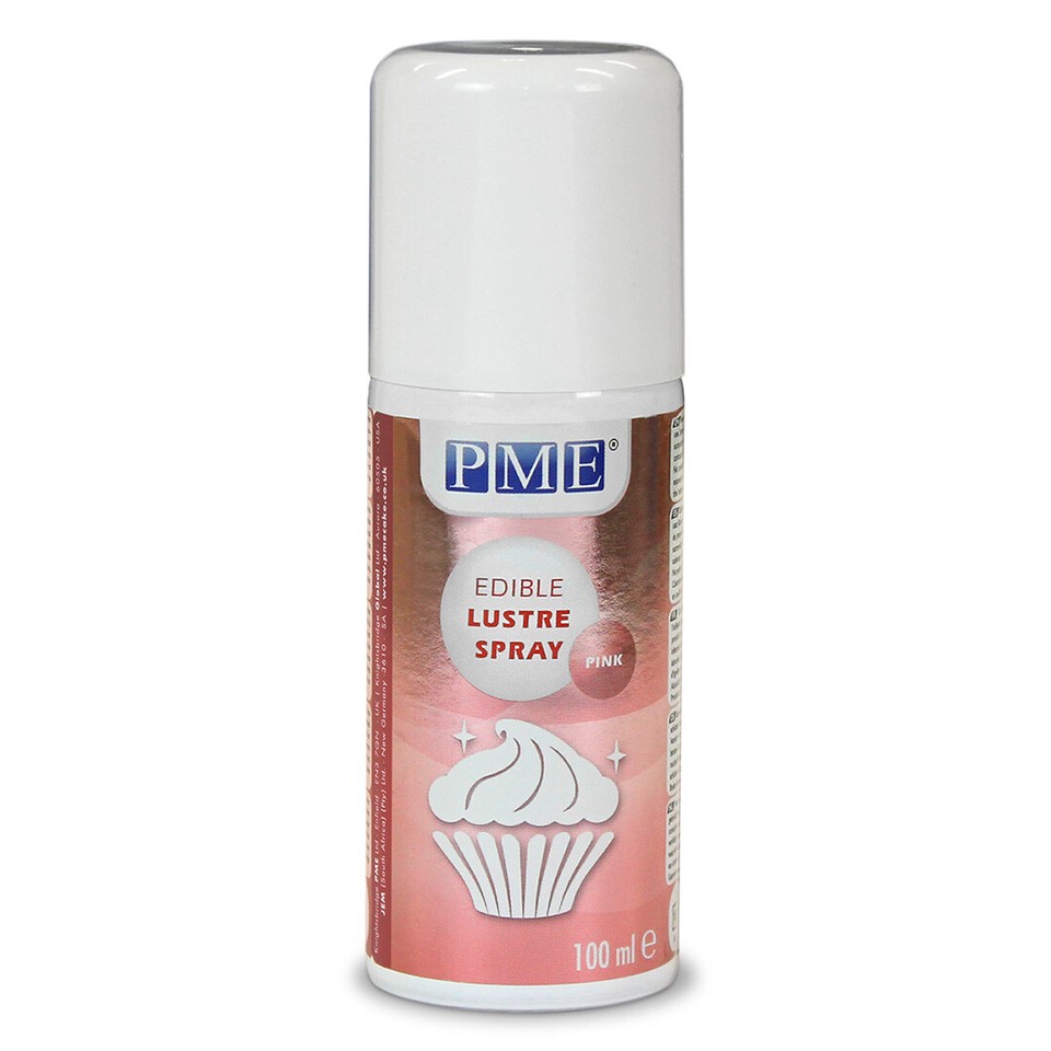 PME Lustre Spray Edible 100ml Glaze Cake Decorating Sugarcraft Icing ...