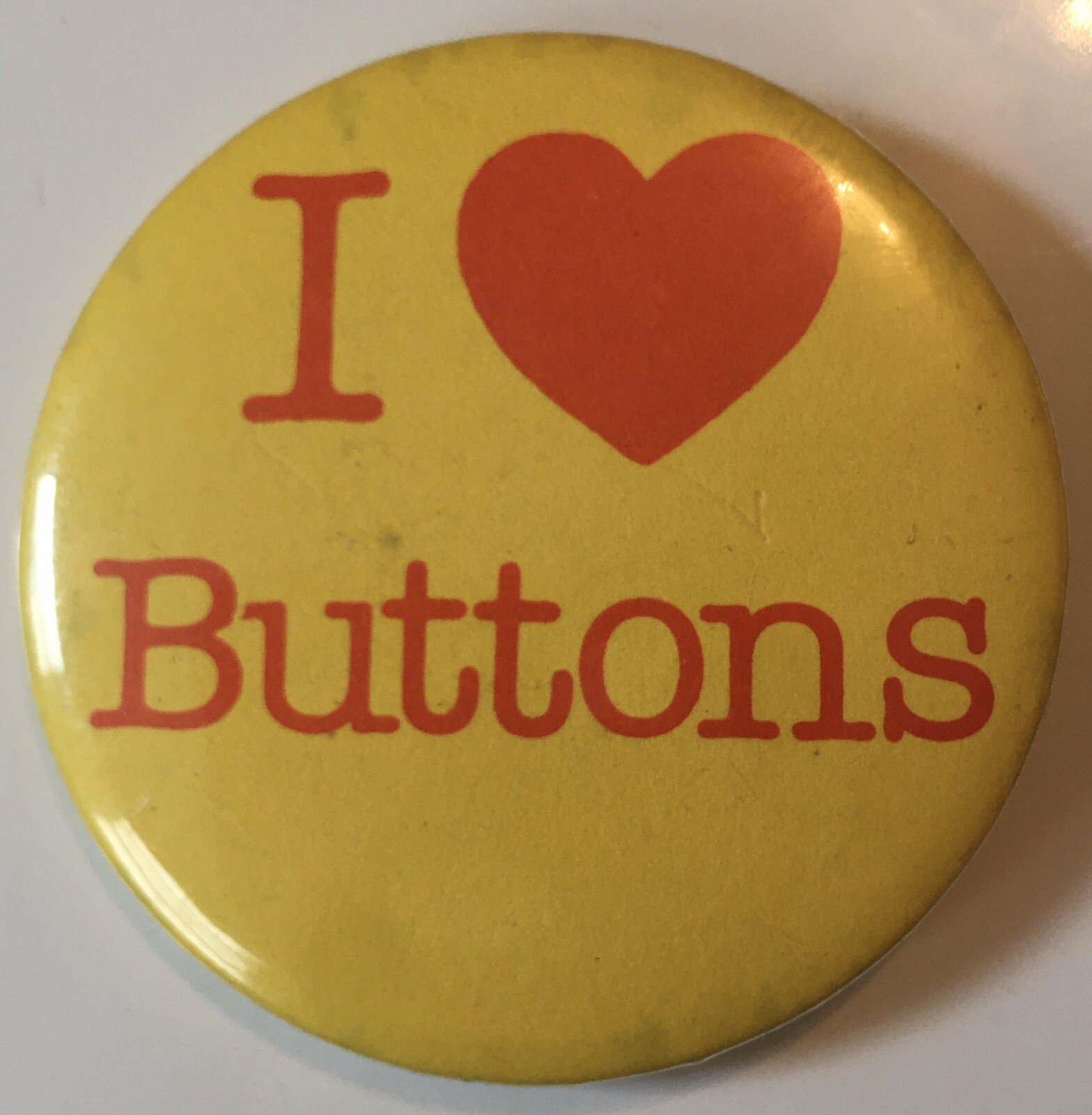 I Love Buttons For A Buttons Collector 2.25” Button Pinback | eBay