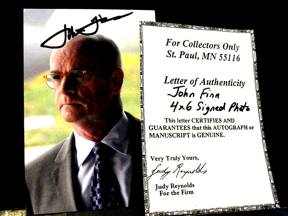 John Finn Signed Autograph 4x6 Photo w/COA-SeaQuest-The Walking Dead | eBay