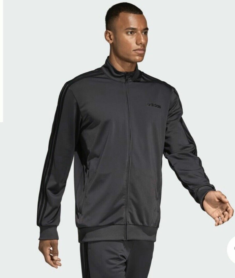 New Adidas ESSENTIALS 3-STRIPES or TRICOT TRACK JACKET Mens Sizes ...