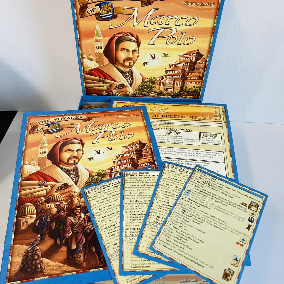 THE VOYAGES OF MARCO POLO COMPLETE BUNDLE board game base + 3 ...