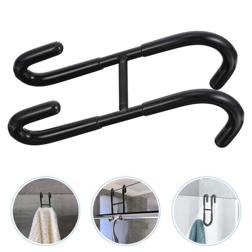2 Pcs Home Storage Hook Bathroom Hooks Back of Door Hanger Towel | eBay ...