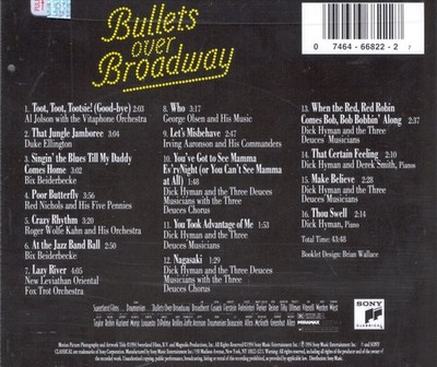 ORIGINAL SOUNDTRACK - BULLETS OVER BROADWAY [ORIGINAL SOUNDTRACK] NEW ...
