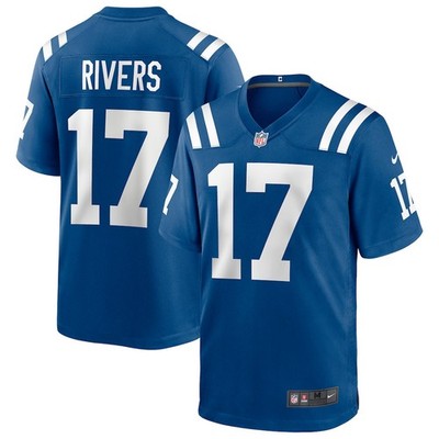 Indianapolis Colts Philip Rivers #17 Nike Royal 2025 Official NFL Game ...