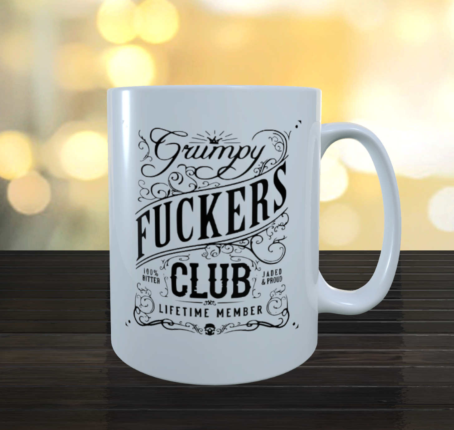 Grumpy-Fuckers-Club Lifetime Member Coffee Mug Novelty | eBay Australia