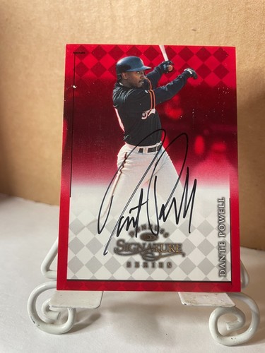 1998 Donruss Baseball Signature Series Dante Powell Auto San Francisco ...