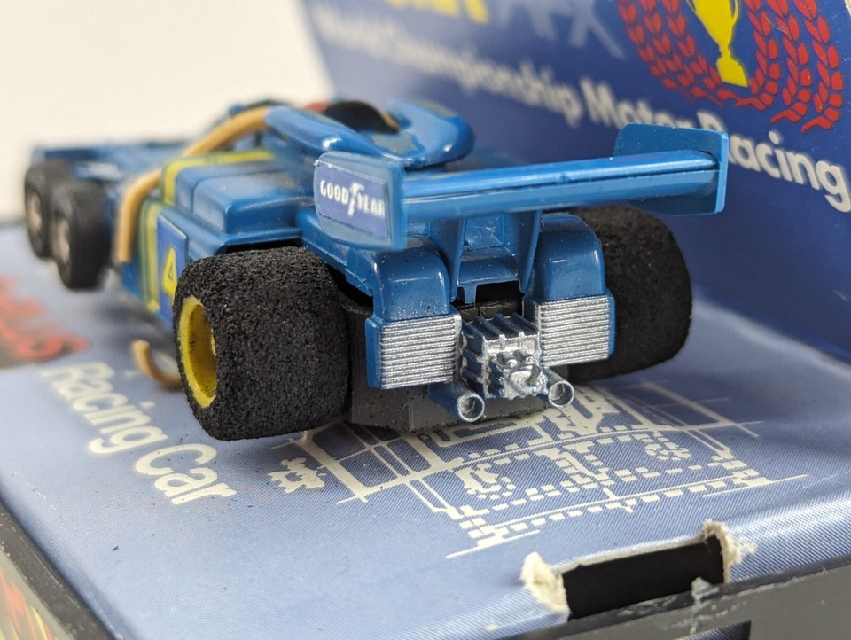 Rare Vintage Aurora A/FX G + Plus Tyrell Elf Six Wheeler #4 Slot Car ...