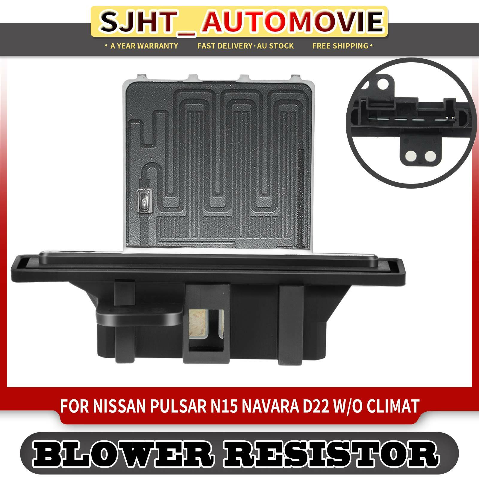 A Blower Motor Heater Fan Resistor for Nissan Pulsar N15 Navara D22 W/o ...