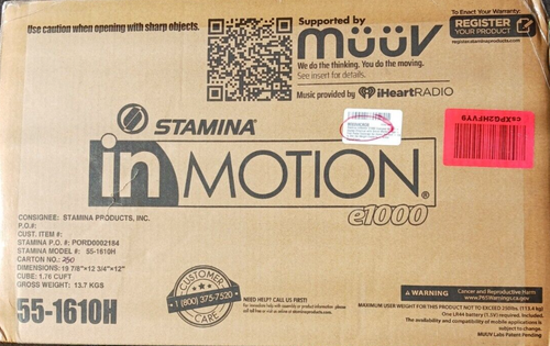 Stamina inMOTION e1000 Compact Strider Elliptical Trainer Lower Body ...