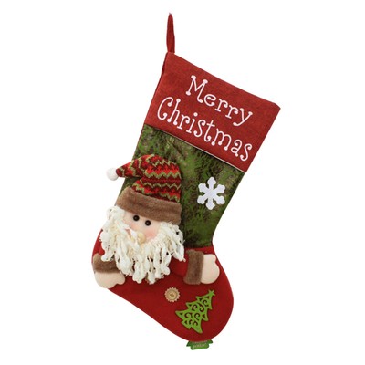 Santa Stocking Stockings Christmas Decorations Goodie Ornament | eBay