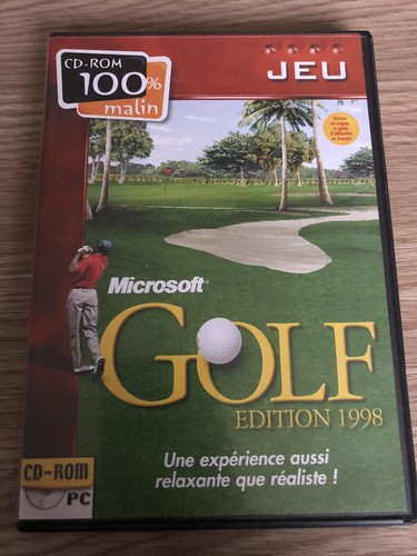 MICROSOFT GOLF EDITION 1998 PC CD ROM FRANÇAIS RARE WINDOWS 95 98 | eBay
