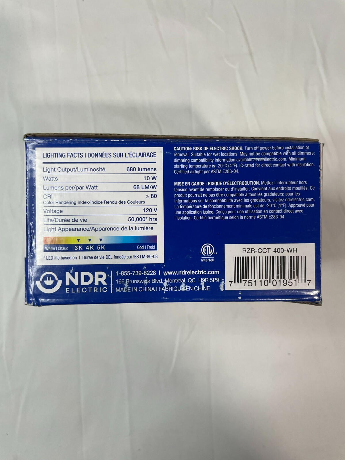 NDR RAZOR ULTRA THIN RECESSED DOWNLIGHT 4" (3K,4K,5K) [3 PACK] | eBay