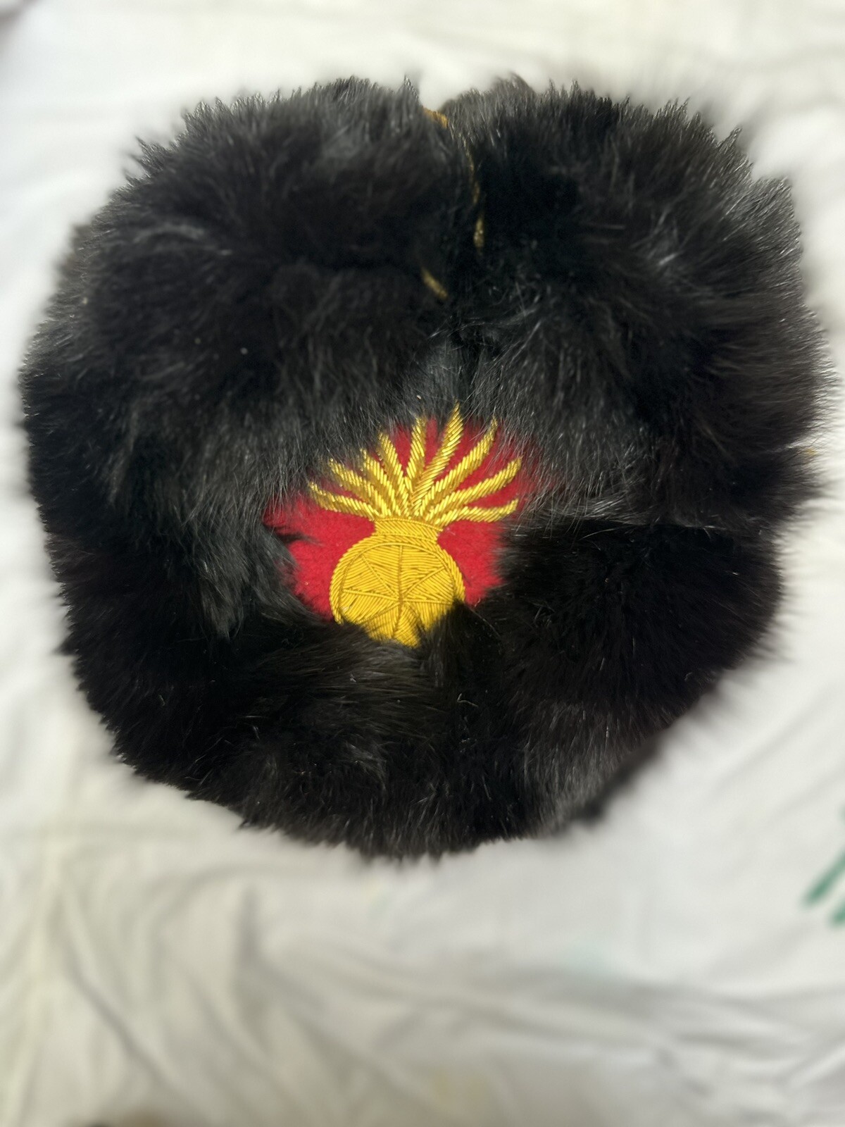 French Napoleonic Bearskin Hat for infantry of guard Officers | eBay