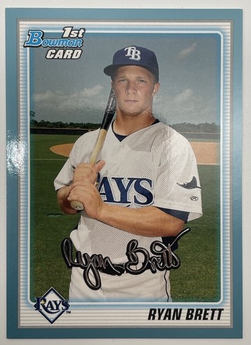 2010 (RAYS) Bowman Draft Prospects Blue #BDPP5 Ryan Brett/399 | eBay