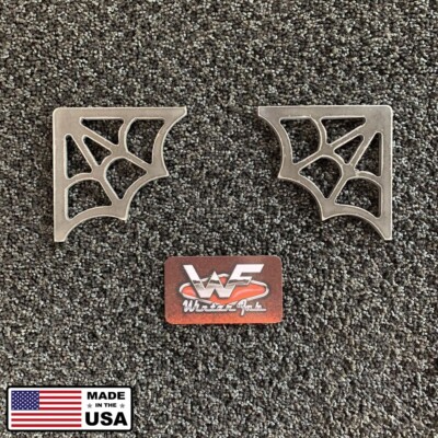 4" 3/16" Steel Gussets Spider Web Style 2 - Pair - Rod MiniTruck Off ...