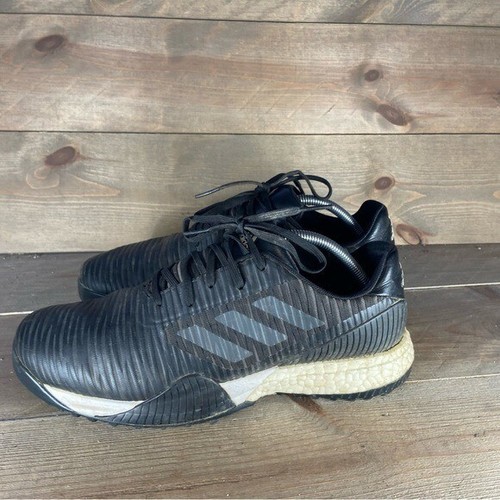Adidas code chaos Mens size 9.5 golf shoes black athletic spikeless ...