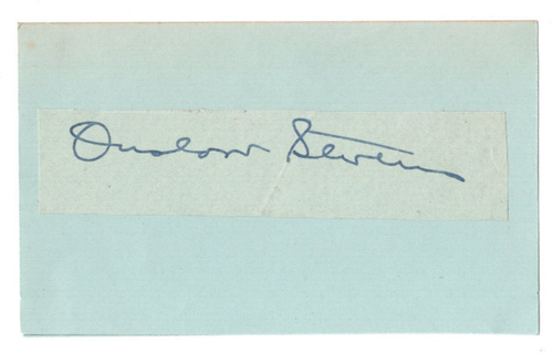 Onslow Stevens Signed Clip / Autographed Actor House of Dracula ...