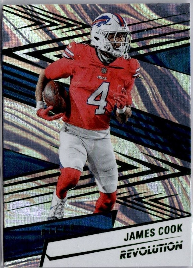 2025 Panini Revolution - James Cook #112 Green Swirl /199 for sale ...