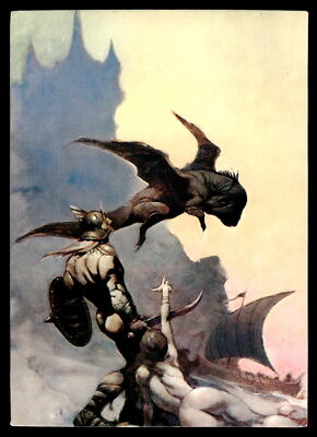 Frank Frazetta Fantasy Art Exotic Sexy Pin Up Card 73 Kavins World ...