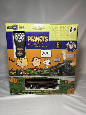 Lionel 6-30214 Gauge Peanuts Halloween Train Set w/ LionChief Remote ...