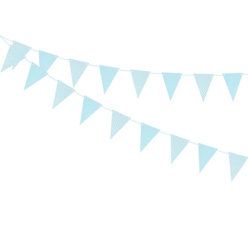 2 Pcs 16.4 Feet Blue Pennant Banner Flags String Triangle Hanging | eBay