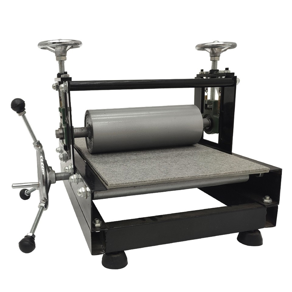19.7*12.6in Tabletop Printmaking Machine Portable Slab Roller Engraving ...