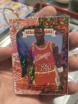 Limited Custom Michael Jordan MPRINTS TOONS Refractor Trading Card By ...