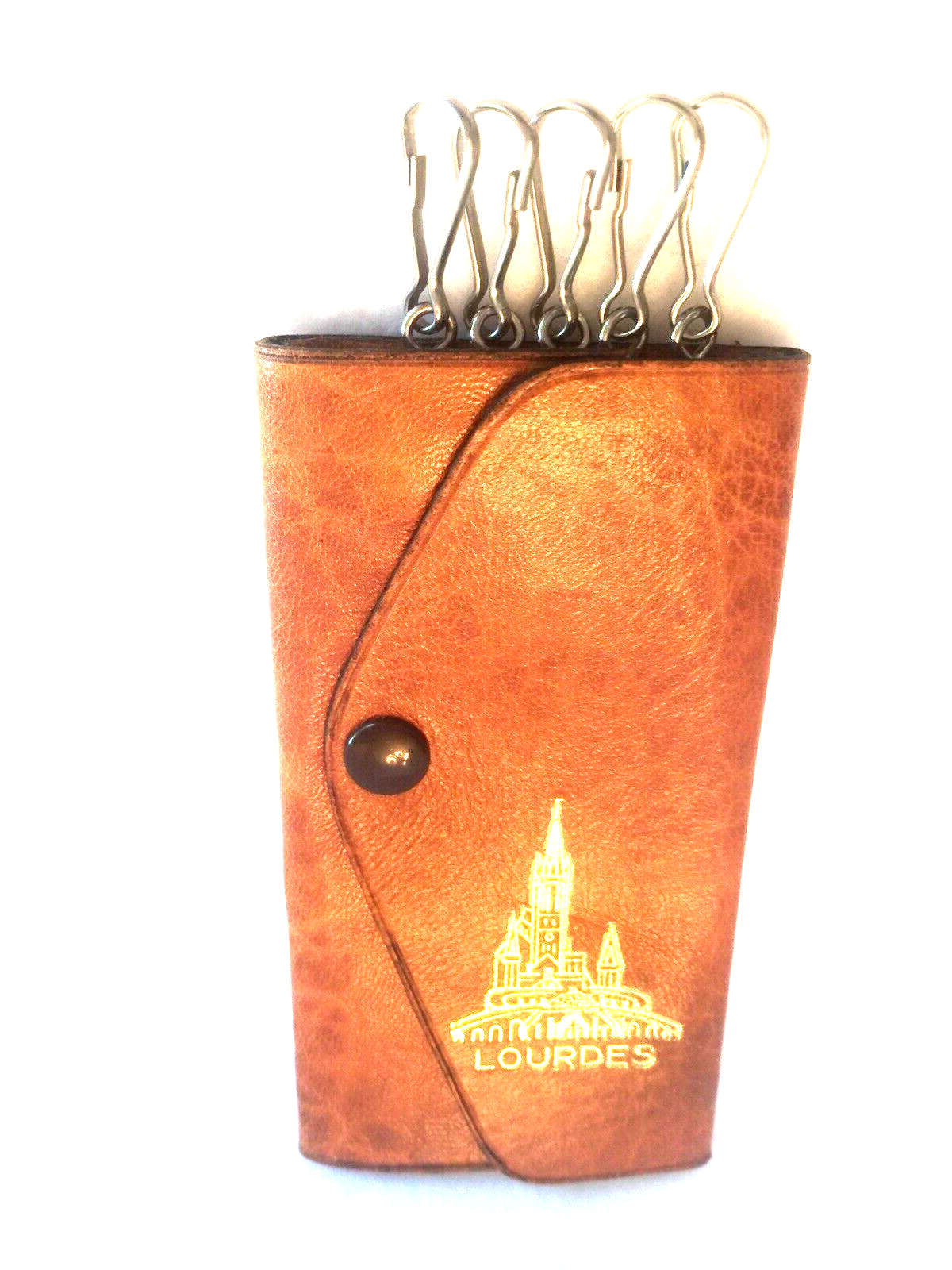 Vintage 1970s LOURDES Soft Leather Key Case Unused | eBay