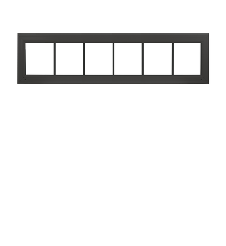 Transom Windows 72" x 12", BLK, G7 DP66 Florida Approved Home Window ...