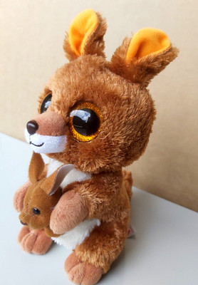 Ty Beanie Boos KIPPER KANGAROO 6 inch WITH JOEY IN THE POUCH TySilk Toy ...