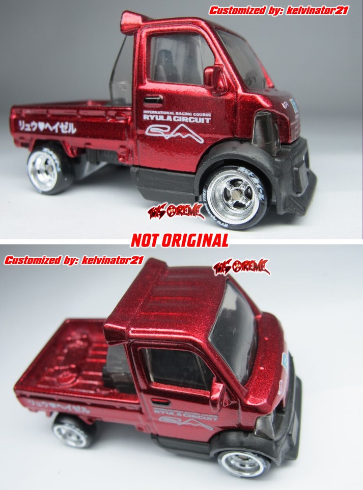 Hot Wheels CUSTOM 2023 Mighty K RED,JAPANESE RYU ASADA LETTERING,US ...