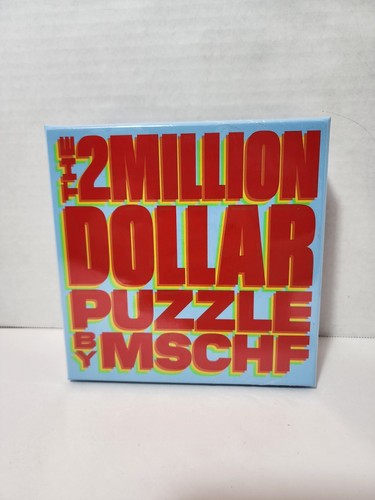 NEW 2 Million Dollar Sealed Brain Teaser Complicated 500 Piece Jigsaw ...