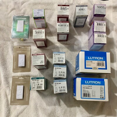 Lutron Dimmer/Switch Lot Open Boxes Never Used Purchase One or All | eBay