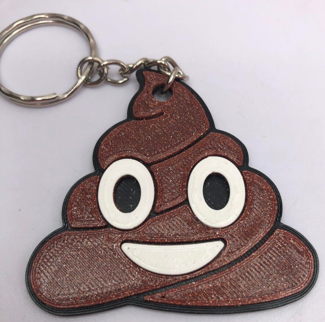 Symplectic Cute Creative Spoof Poop Keychain Personality, 50% OFF