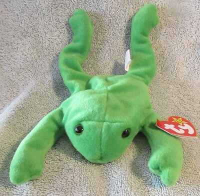Ty Beanie Baby Legs the Frog style 4020 DOB 4-25-93 MWMT Free Shipping ...
