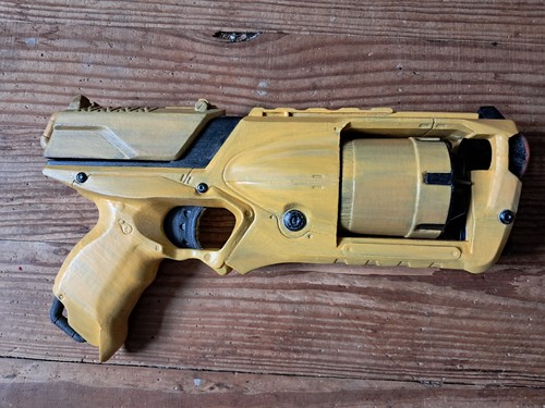 Custom Painted Modified Nerf Strongarm Gun Revolver Toy | eBay