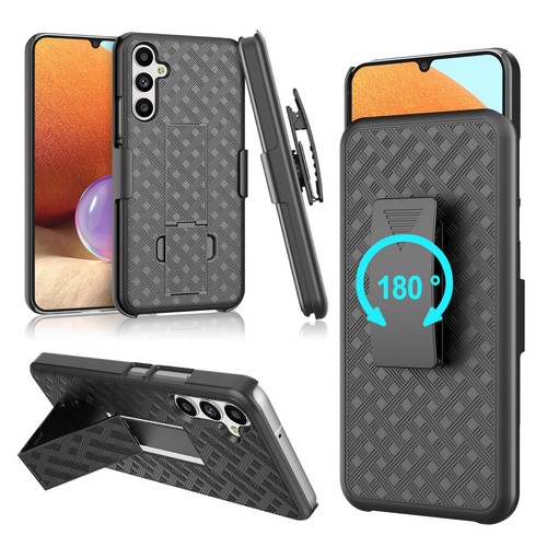 For Galaxy A34 5G Shockproof Phone Case Stand Holster Belt Clip +Screen ...