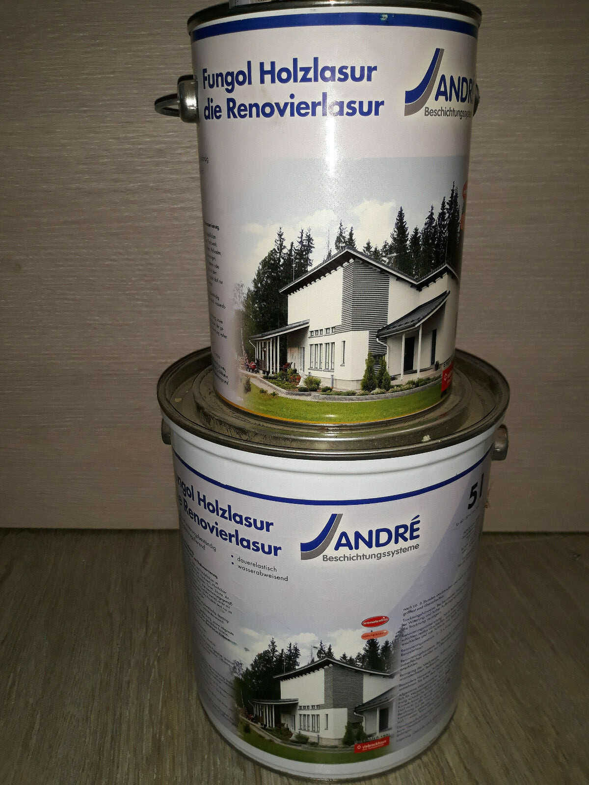 7,16€/L Fungol André Holzlasur Renovier-Lasur Pigrol 2,5 L Holzlasur ...
