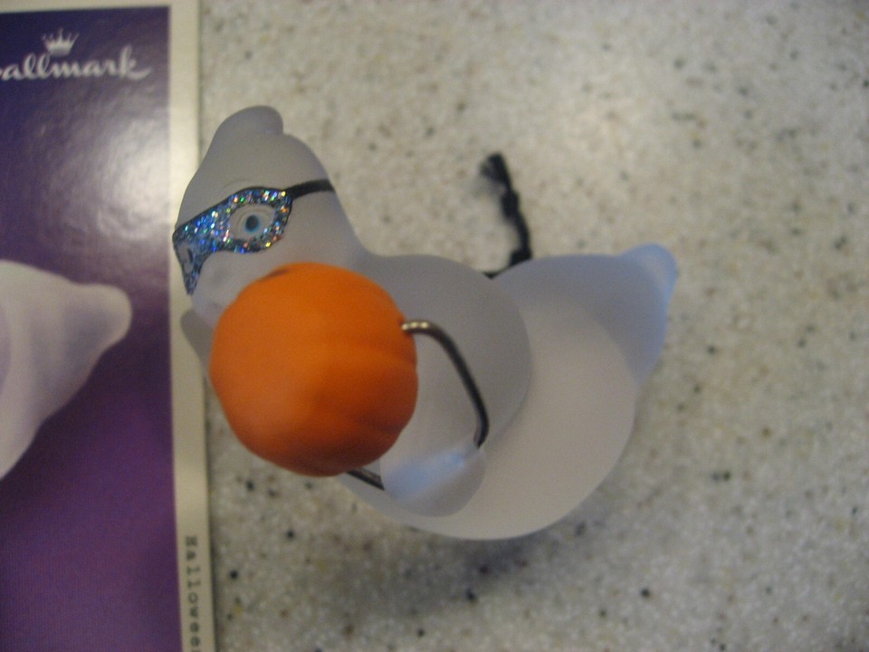 Hallmark Keepsake Sneakaboo Halloween Ornament Ghost with Pumpkin 2003 ...