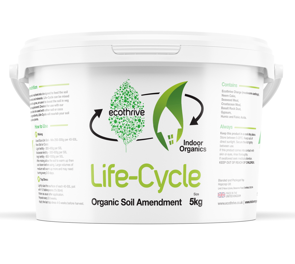 Ecothrive & Indoor Organics Life-Cycle 5KG Organic Nutrient Soil ...