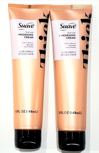 2 Pack Suave Thick Look Thickening Cream Lock In Moisture Lightweight ...