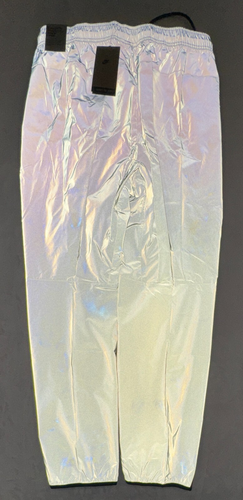 Nike Tech Woven Flash Pants Size Large Reflect Silver Black FZ7587 035 ...