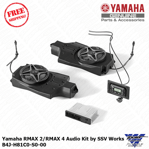 OEM 2021-2025 Yamaha RMAX 2 RMAX 4 1000 Audio Speaker Kit B4J-H81C0-S0 ...