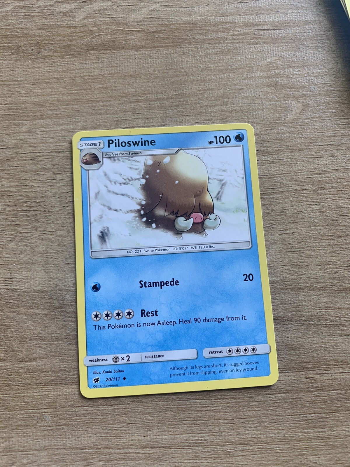 20/111 Piloswine - Crimson Invasion - Uncommon Pokemon TCG Card | eBay