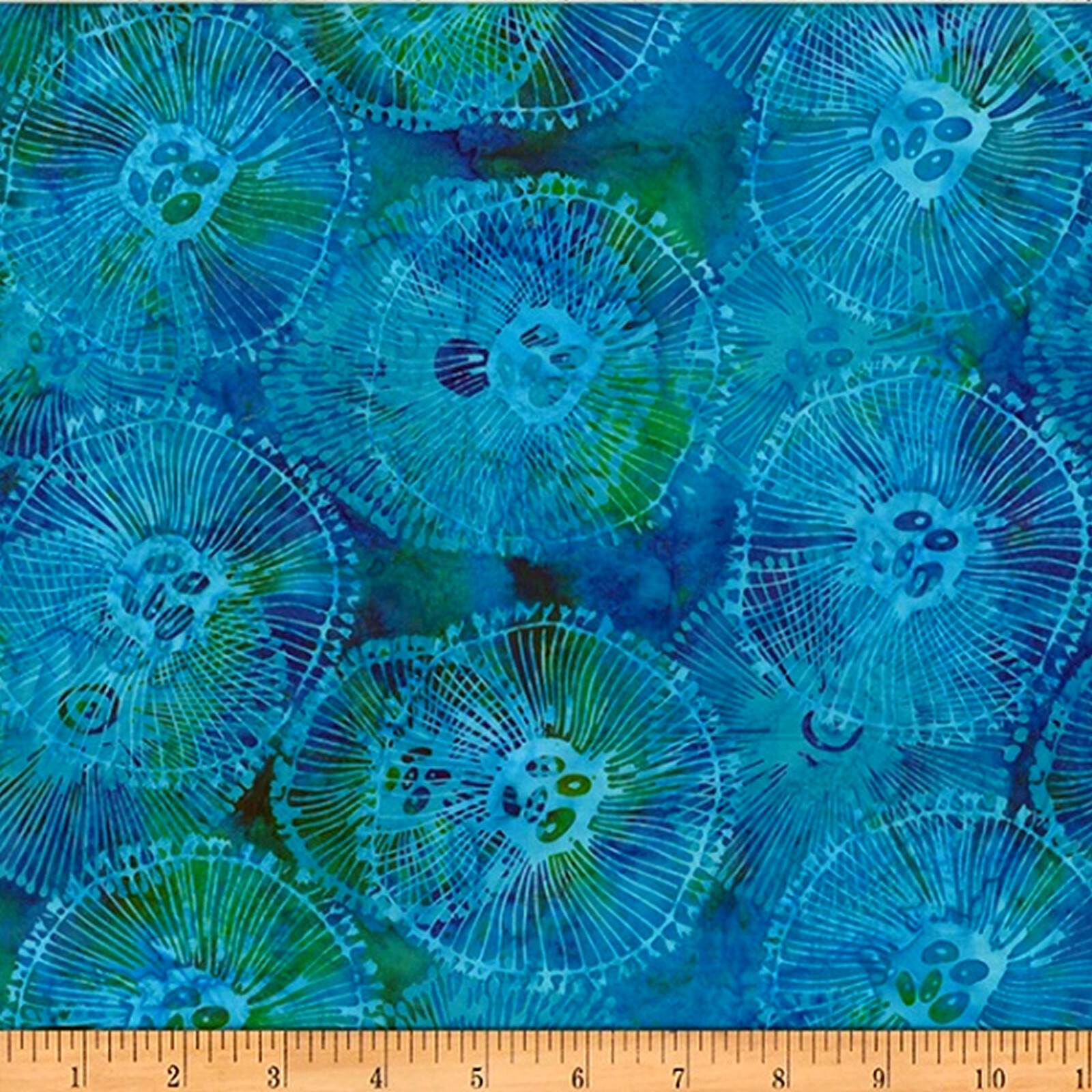 Hoffman Jelly Fish Batiks by McKenna Ryan, By Half Yard, MR53-507-Reef ...