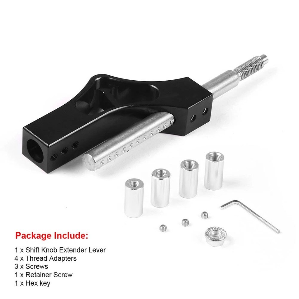 Adjustable Short Shift Head Extension Rod Extension Shifter Knob with ...