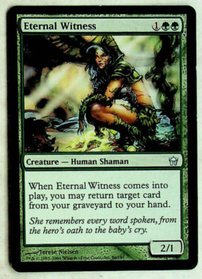 Eternal Witness - Fifth Dawn Edition - 2004 - Magic The Gathering | eBay