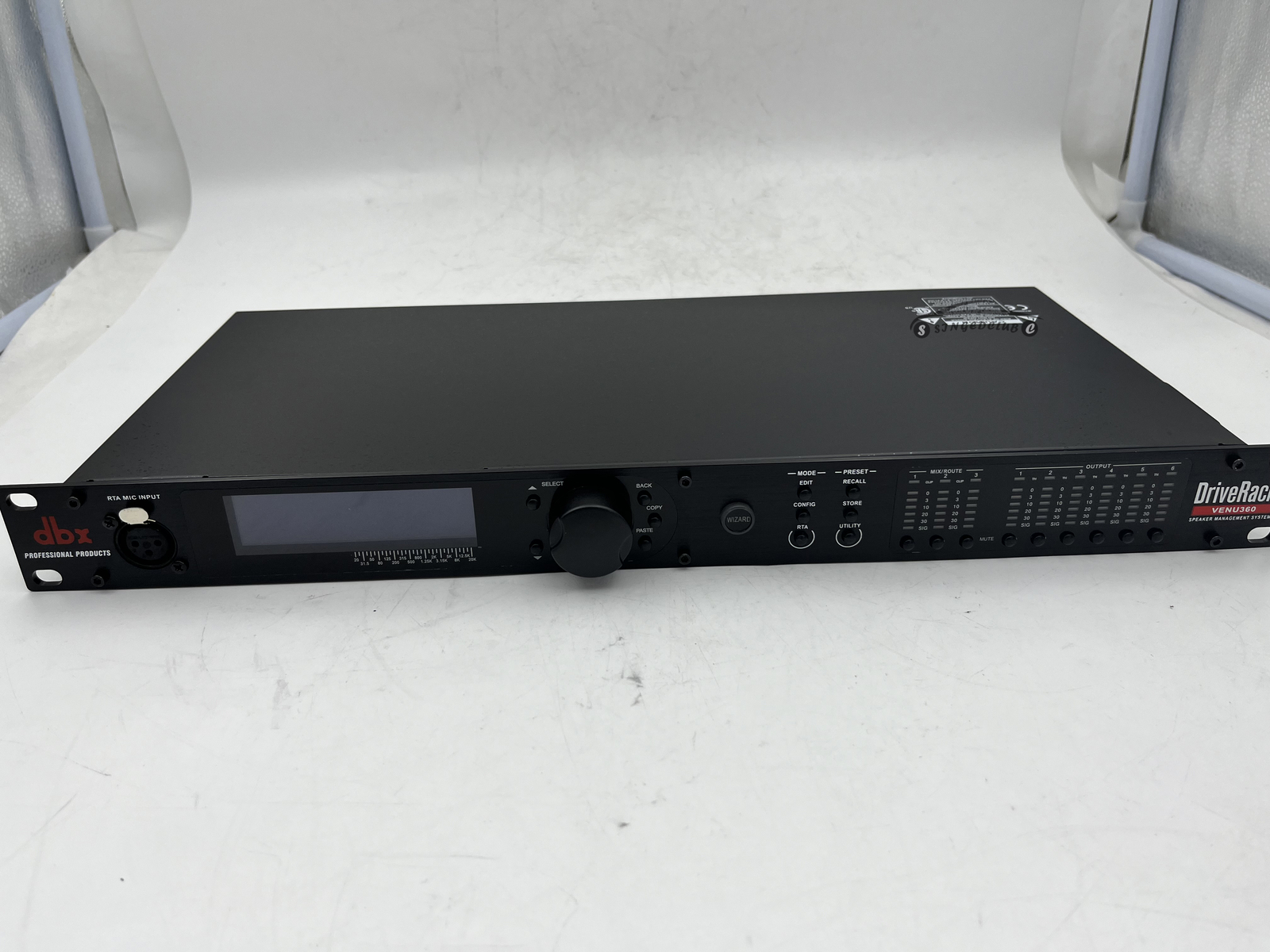 VENU360 DBX DriveRack Venue 360 3x6 Loudspeaker Management System ...